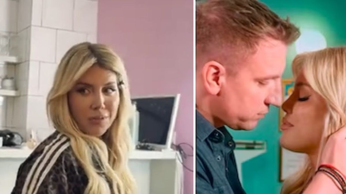Wanda Nara: el tenso detrás de escena de su beso con Maxi López en Telefe