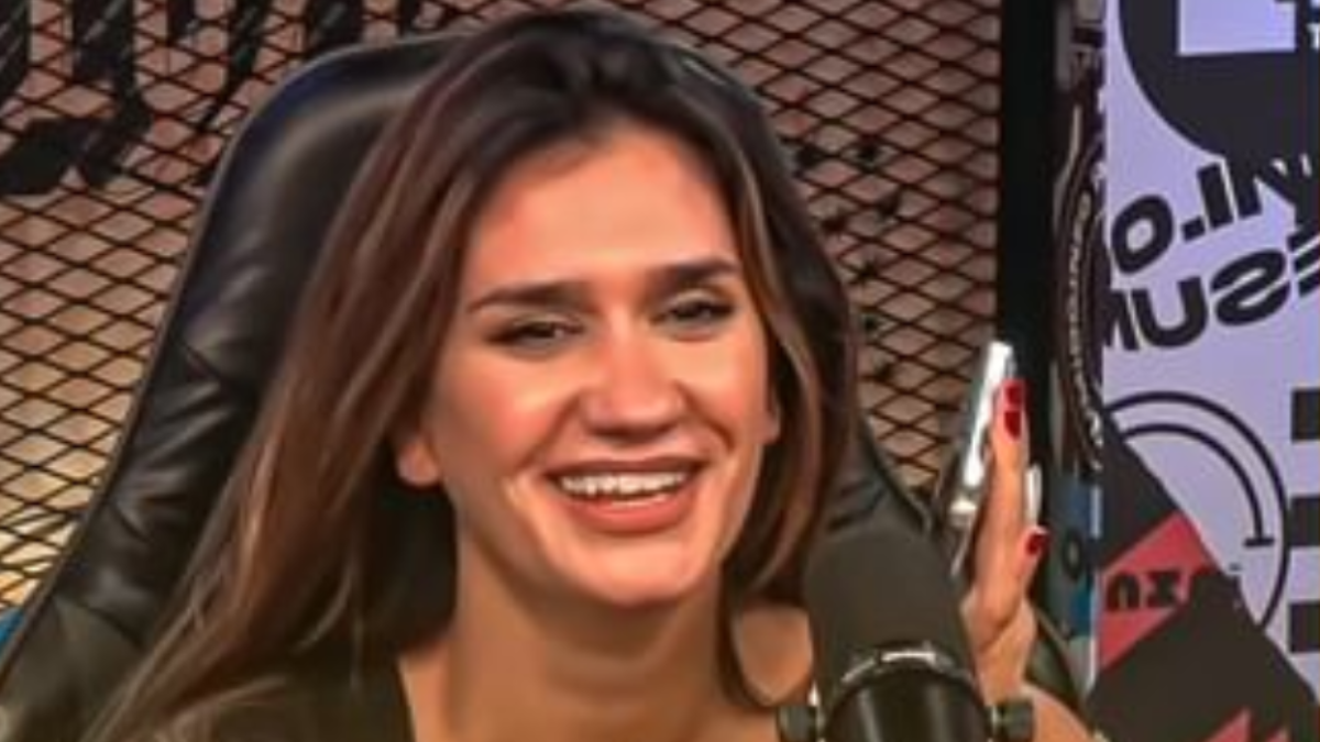 La insólita broma de Momi Giardina a su papá en vivo por Luzu TV