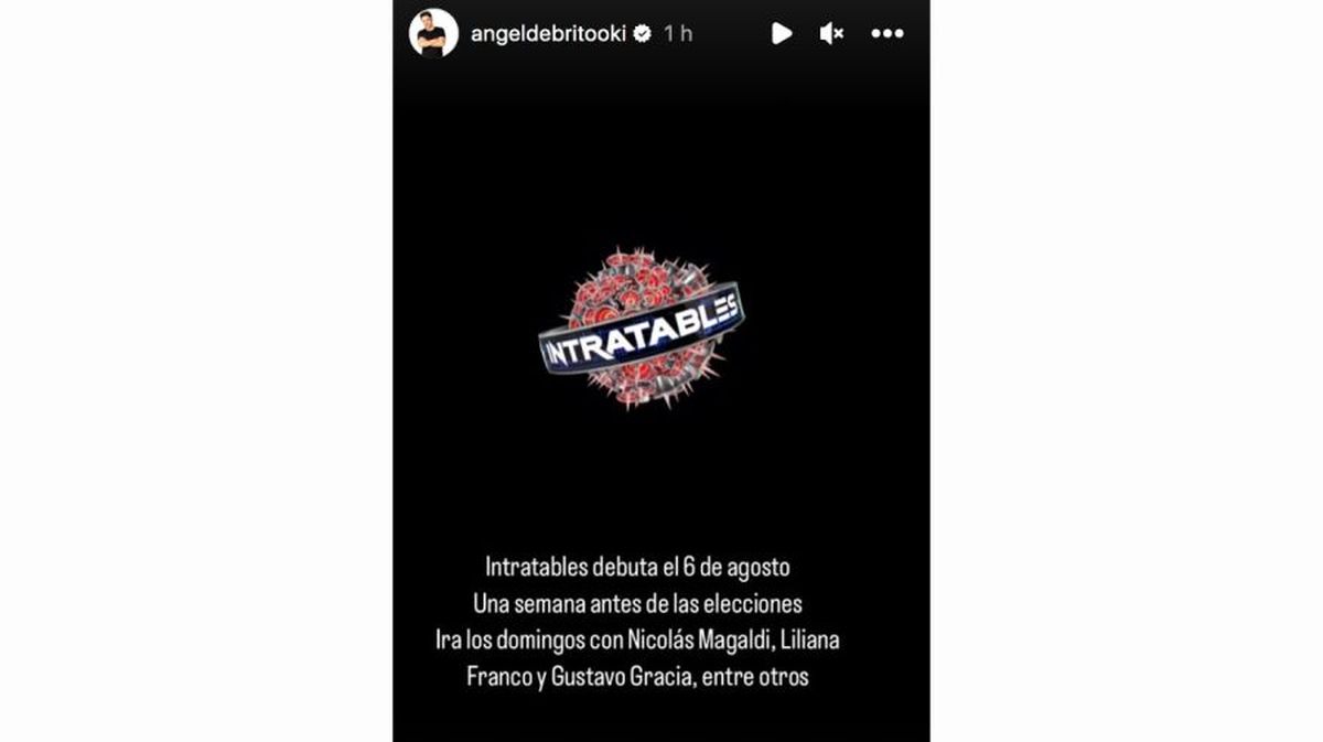 ¿Cuándo estrena Intratables con Nicolás Magaldi por América TV?