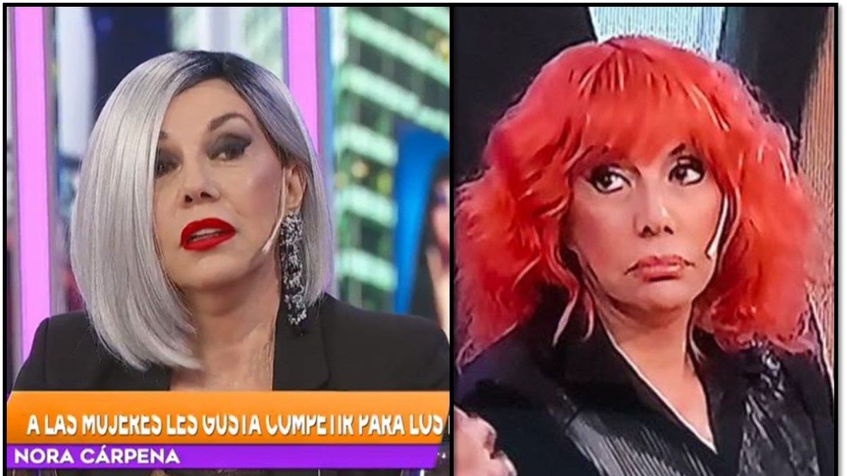 Los insólitos looks de Nora Cárpena, la nueva mediática de la tele