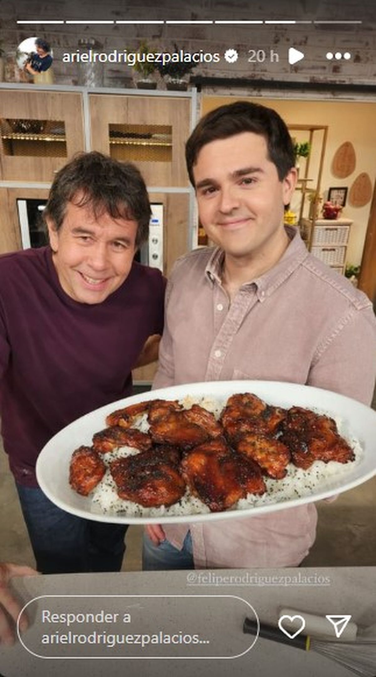 La foto de Ariel Rodríguez Palacios y Felipe Rodríguez Palacios