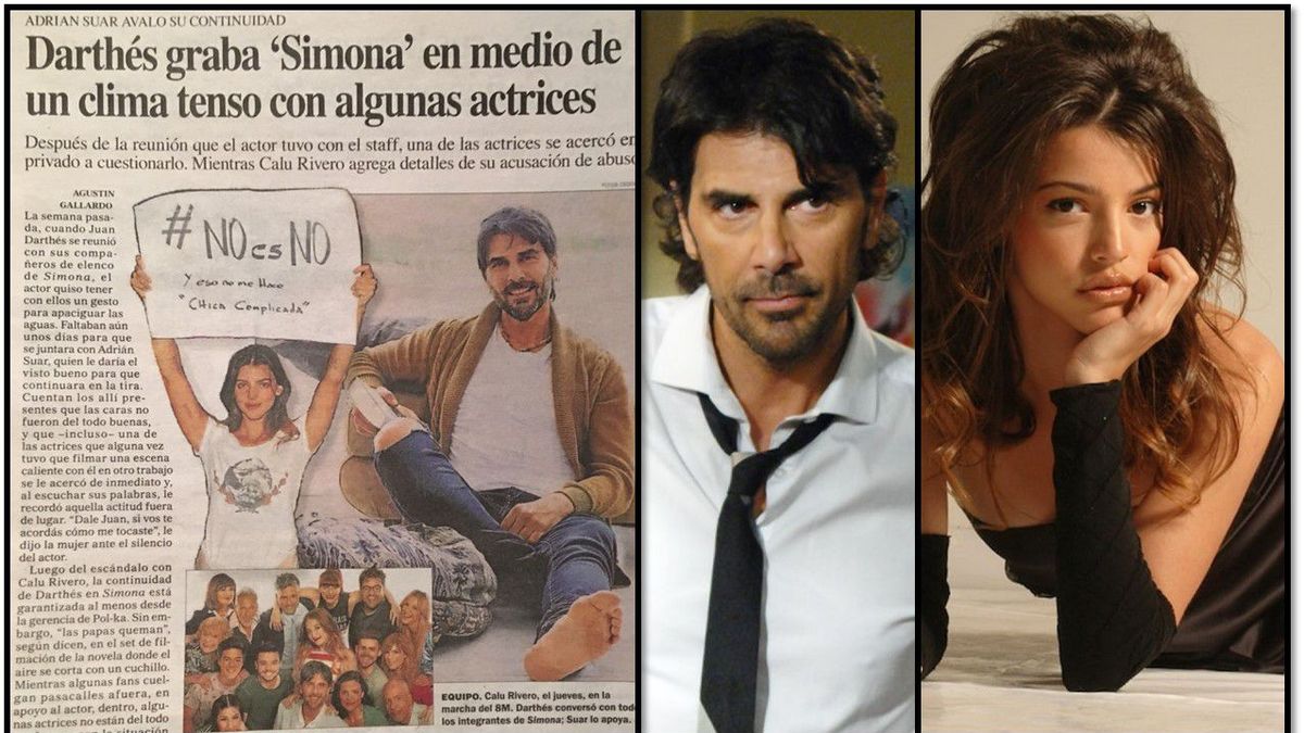 Revelan que una actriz del elenco de Simona dijo a Darthés: ¿Te acordás ...