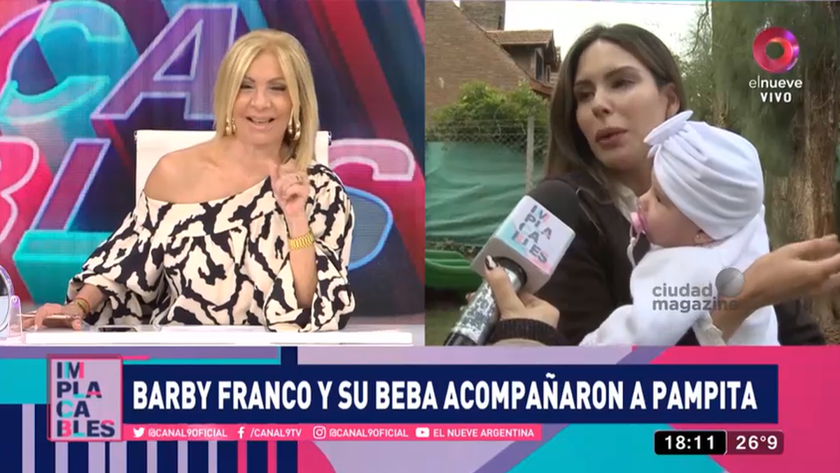 Barby Franco habló del presente de su relación con Pampita