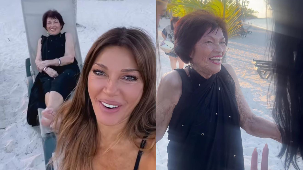 El emotivo encuentro de Catherine Fulop con su mamá tras 5 años sin verse
