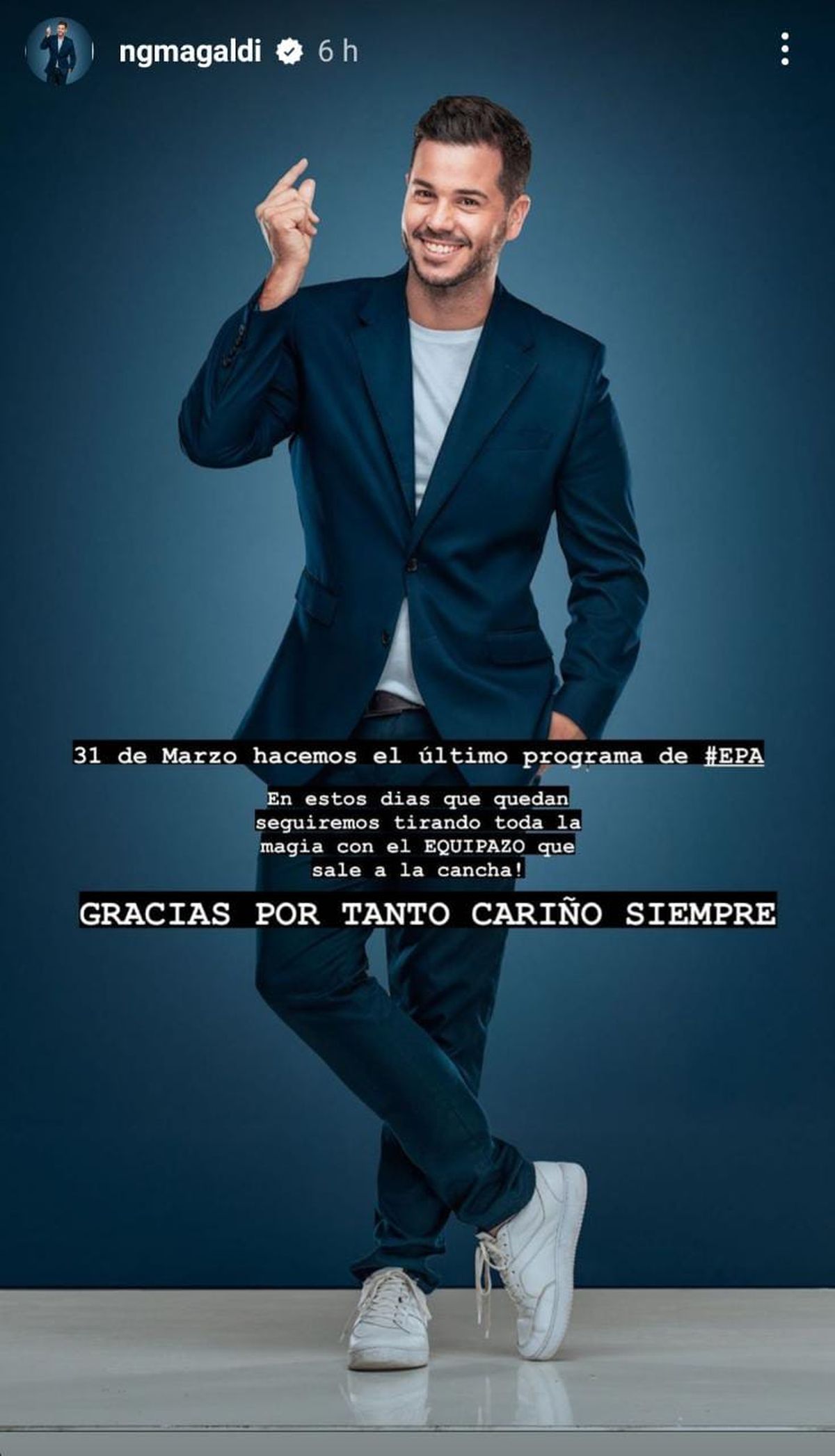 Inesperado: Nicolás Magaldi anunció el fin de su programa por América TV