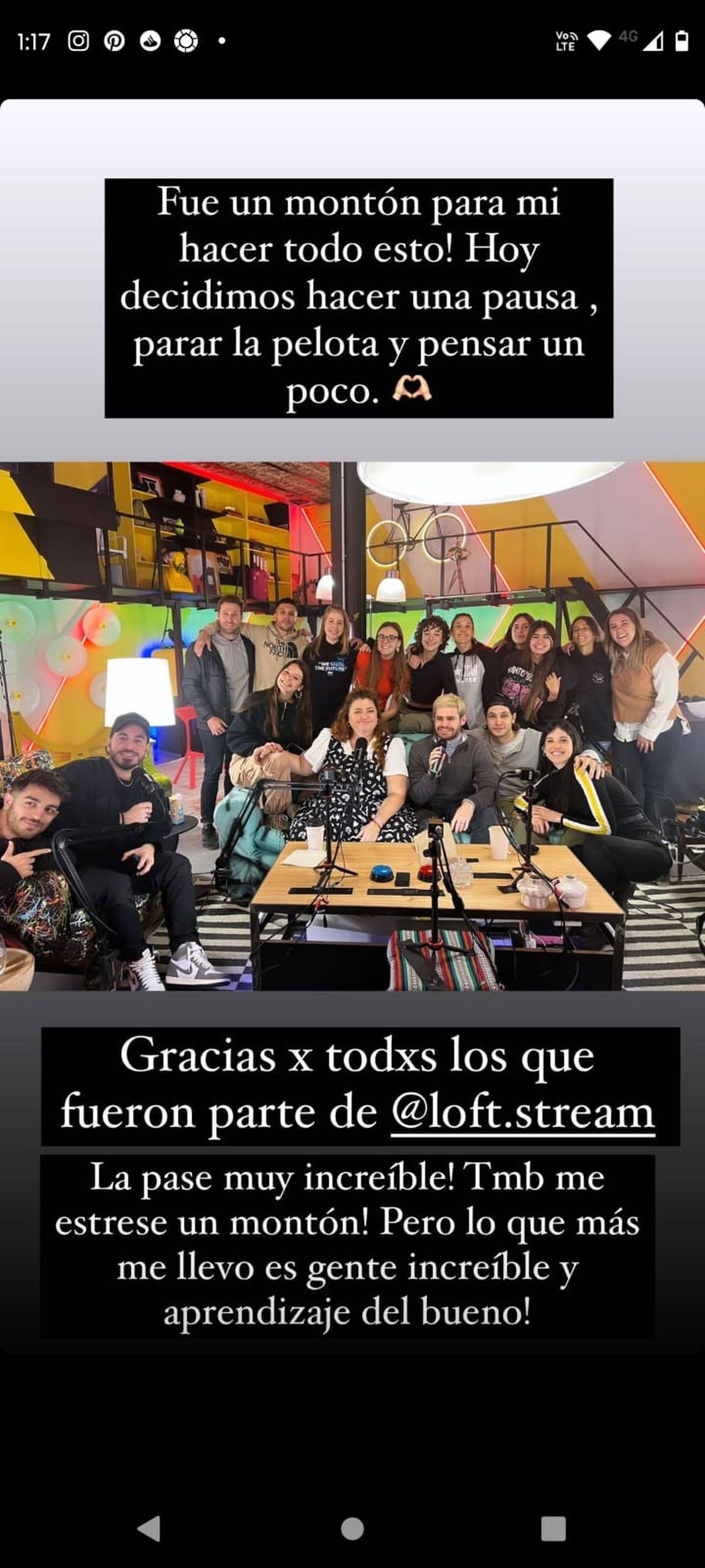 Cande Molfese cerró Loft Stream: los motivos