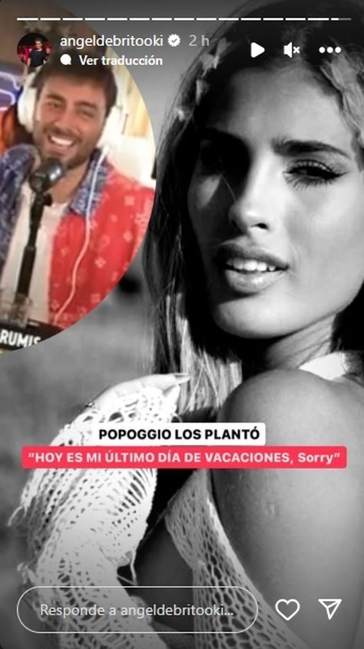 La razón por la que Julieta Poggio no quiso ir al streaming de Lizardo ...