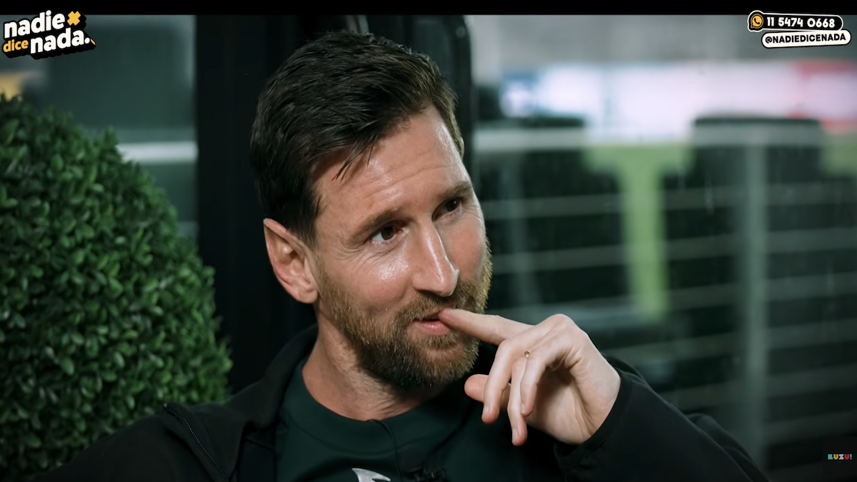 Este es el adelanto de lo que será la nota de Luzu TV a Lionel Messi