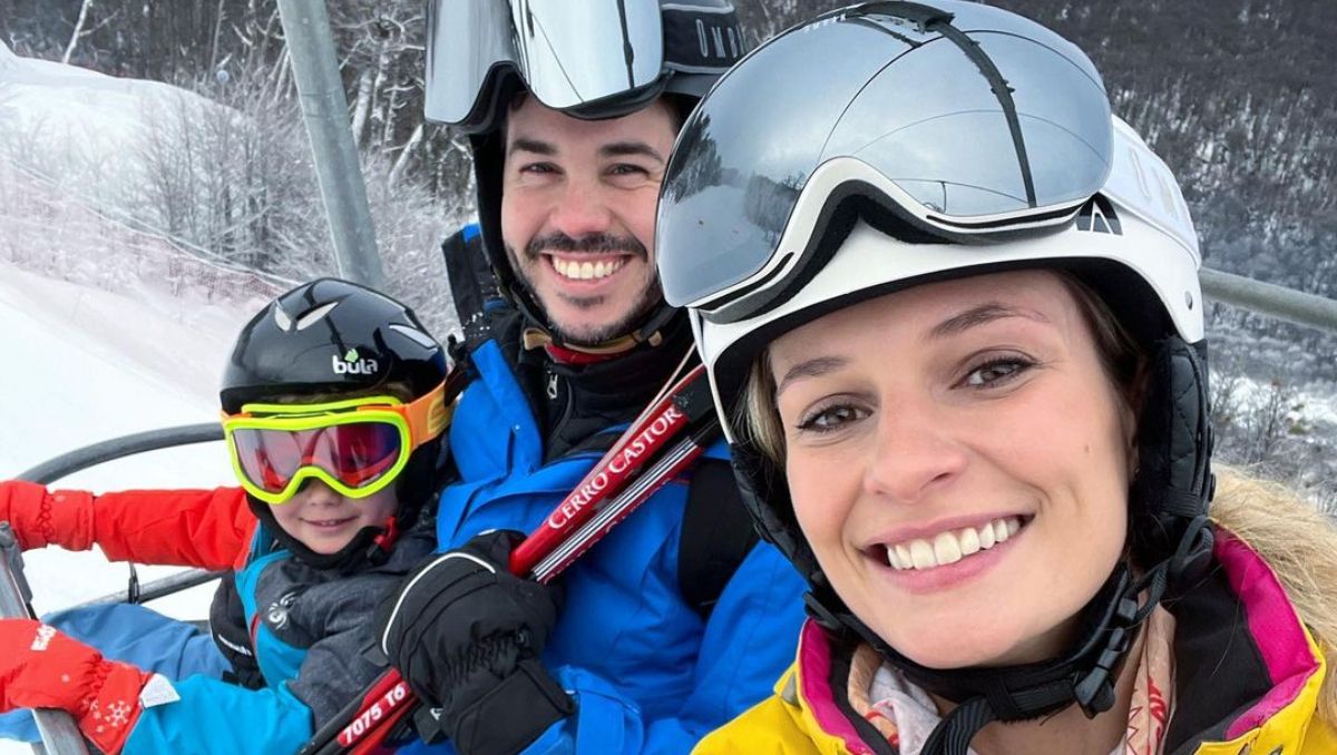 Las impresionantes fotos de Nicolás Magaldi en la nieve