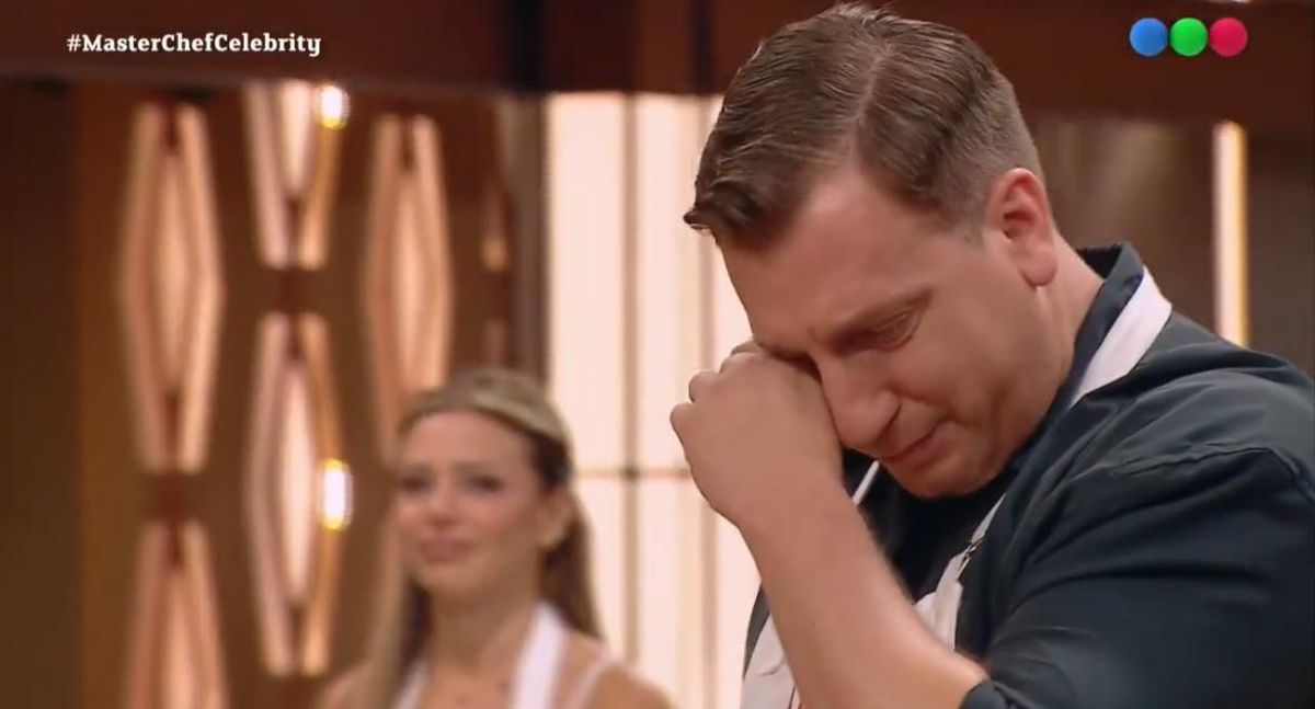 El llanto de Maxi López al hablar de sus hijos en Masterchef Celebrity