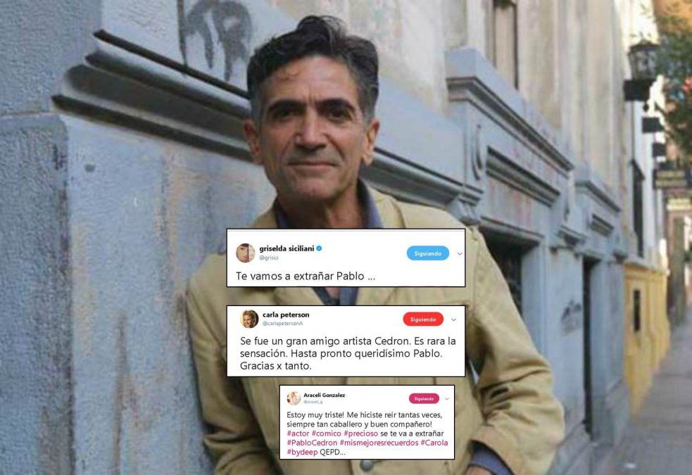 Sorpresivo: falleció el actor Pablo Cedrón a los 59 años