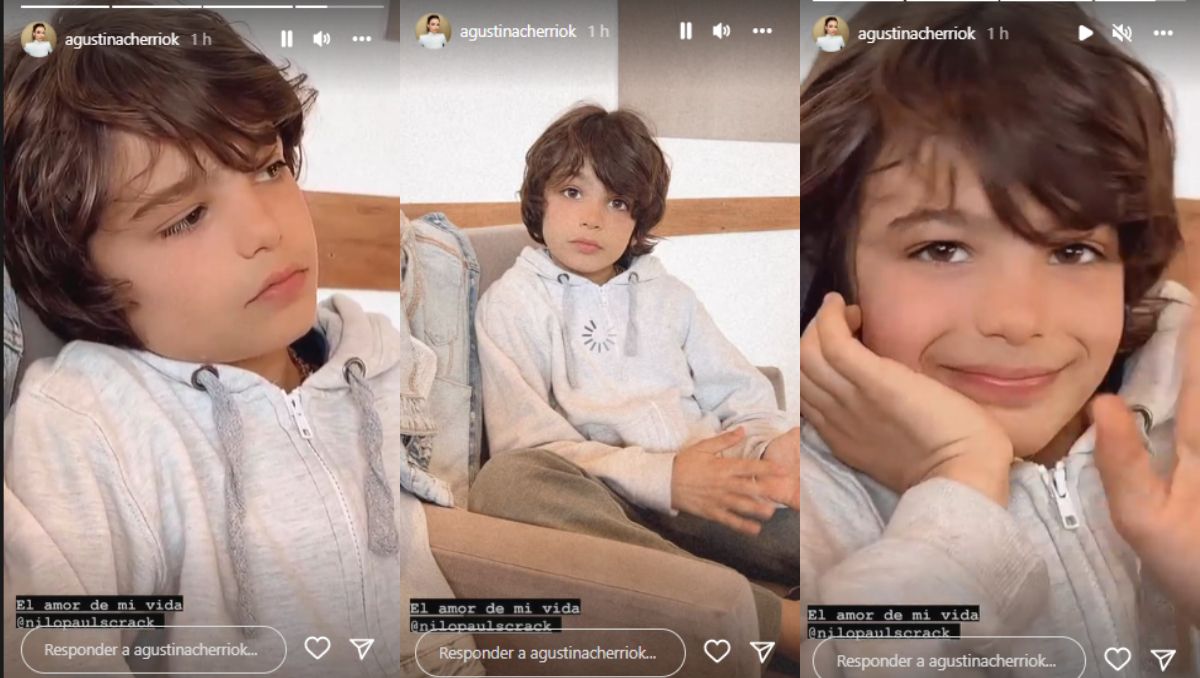 Así está Nilo, el hijo de Agustina Cherri y Gastón Pauls