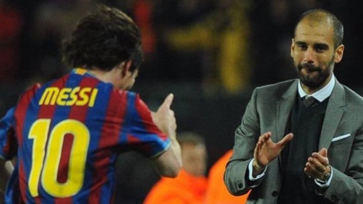 Lionel Messi habló con Guardiola