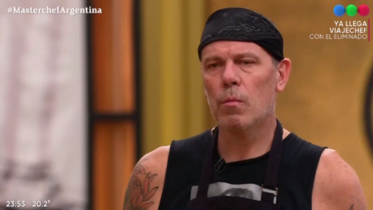 El loco Montenegro tuvo que retirarse de Masterchef Celebrity