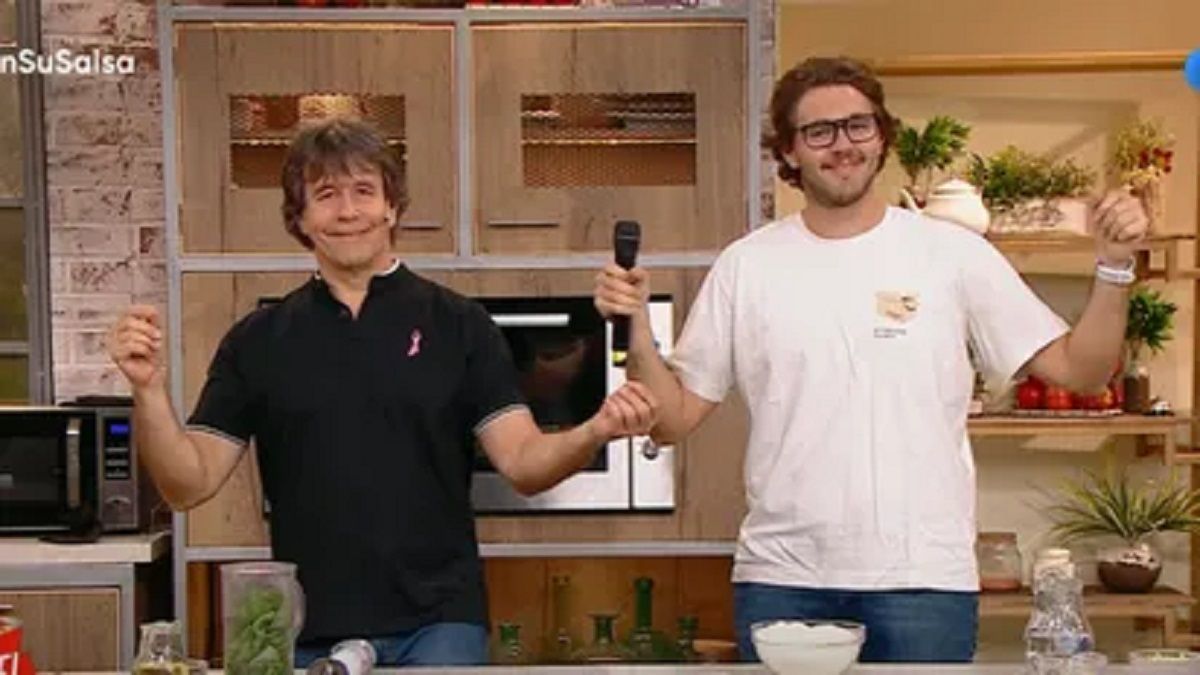 Máximo, el hijo de Ariel Rodriguez Palacios, visitó Ariel en su salsa ...