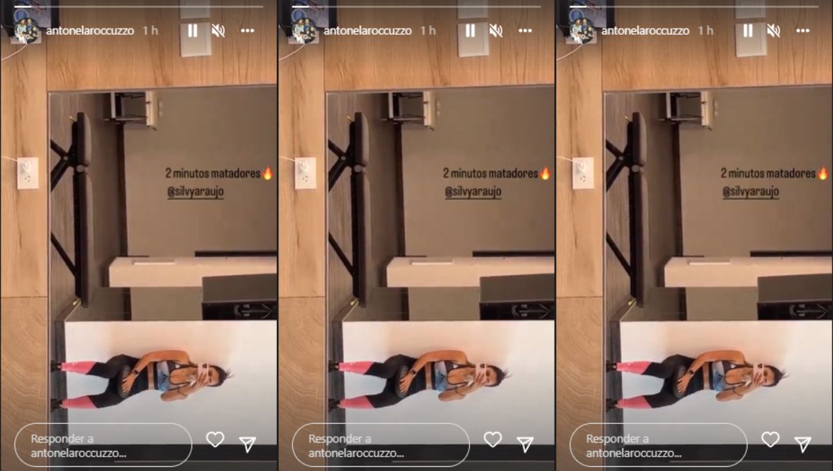 El exigente ejercicio que realiza Antonela Roccuzzo para tonificar sus ...