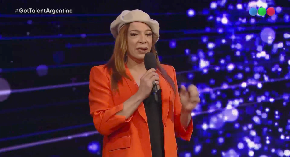 El llamativo look de Lizy Tagliani para Got Talent Argentina