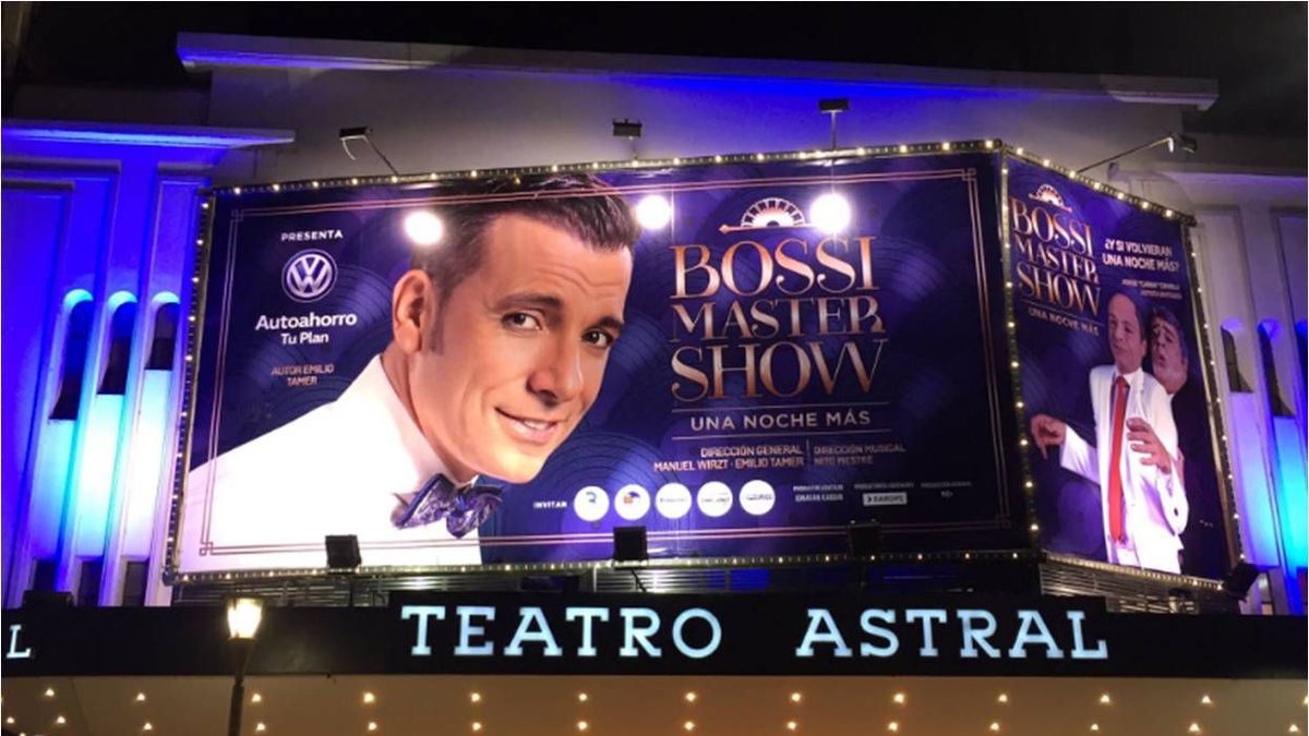 Martín Bossi brilla sobre el escenario con su nuevo espectáculo Bossi ...