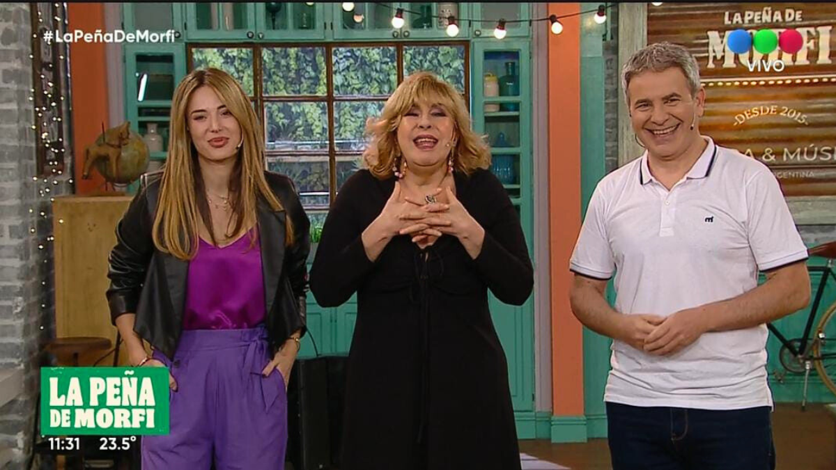 La Peña de Morfi: así arrancó el programa Georgina Barbarossa