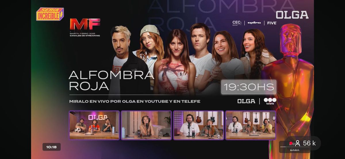 Las novedades que revelaron en Olga sobre los Premios Martín Fierro de ...