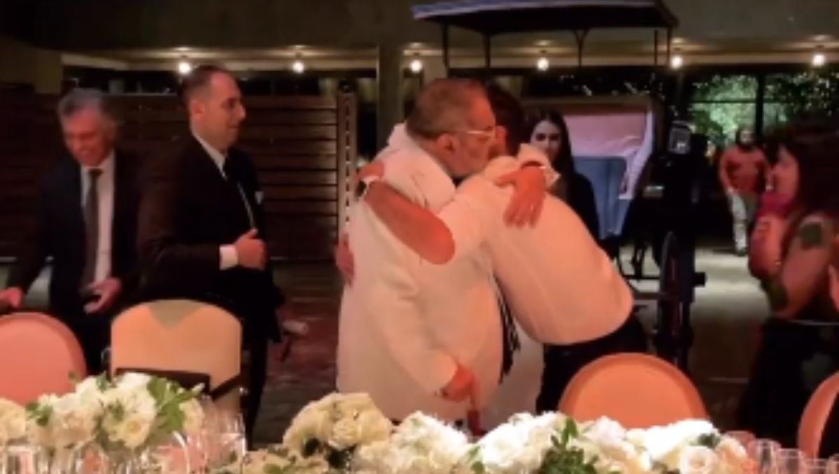 El profundo abrazo de Chano Charpentier y Jorge Lanata