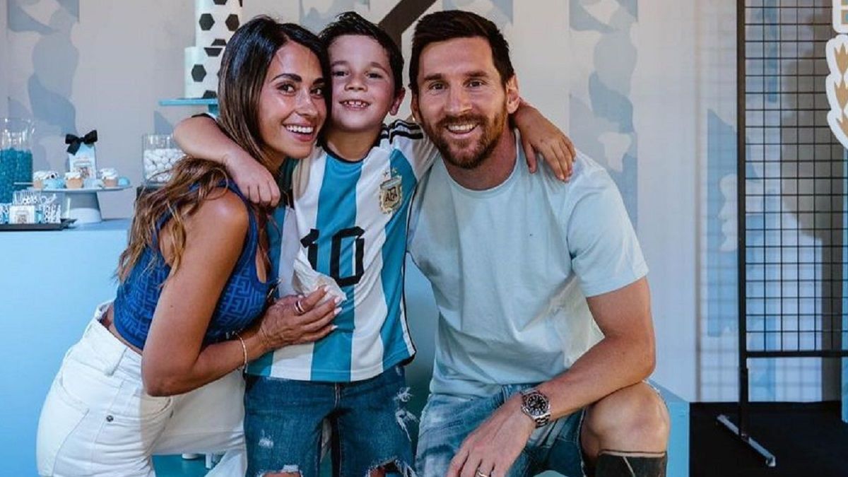 La emoción de Mateo, el hijo de Lionel Messi y Antonela Roccuzzo, al ...