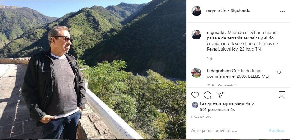 El periodista Mario Markic tiene coronavirus