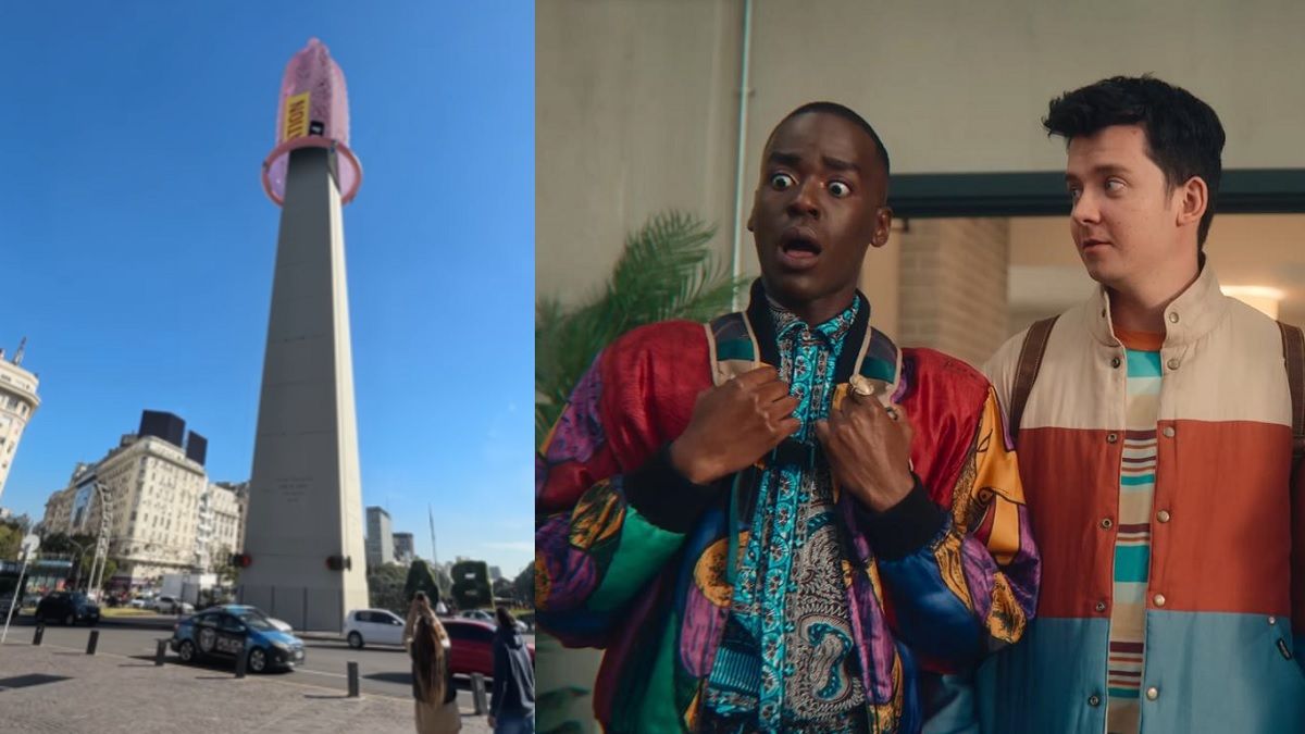 El Divertido Clip De Netflix Desde El Obelisco Para Anunciar El Estreno De Sex Education 4
