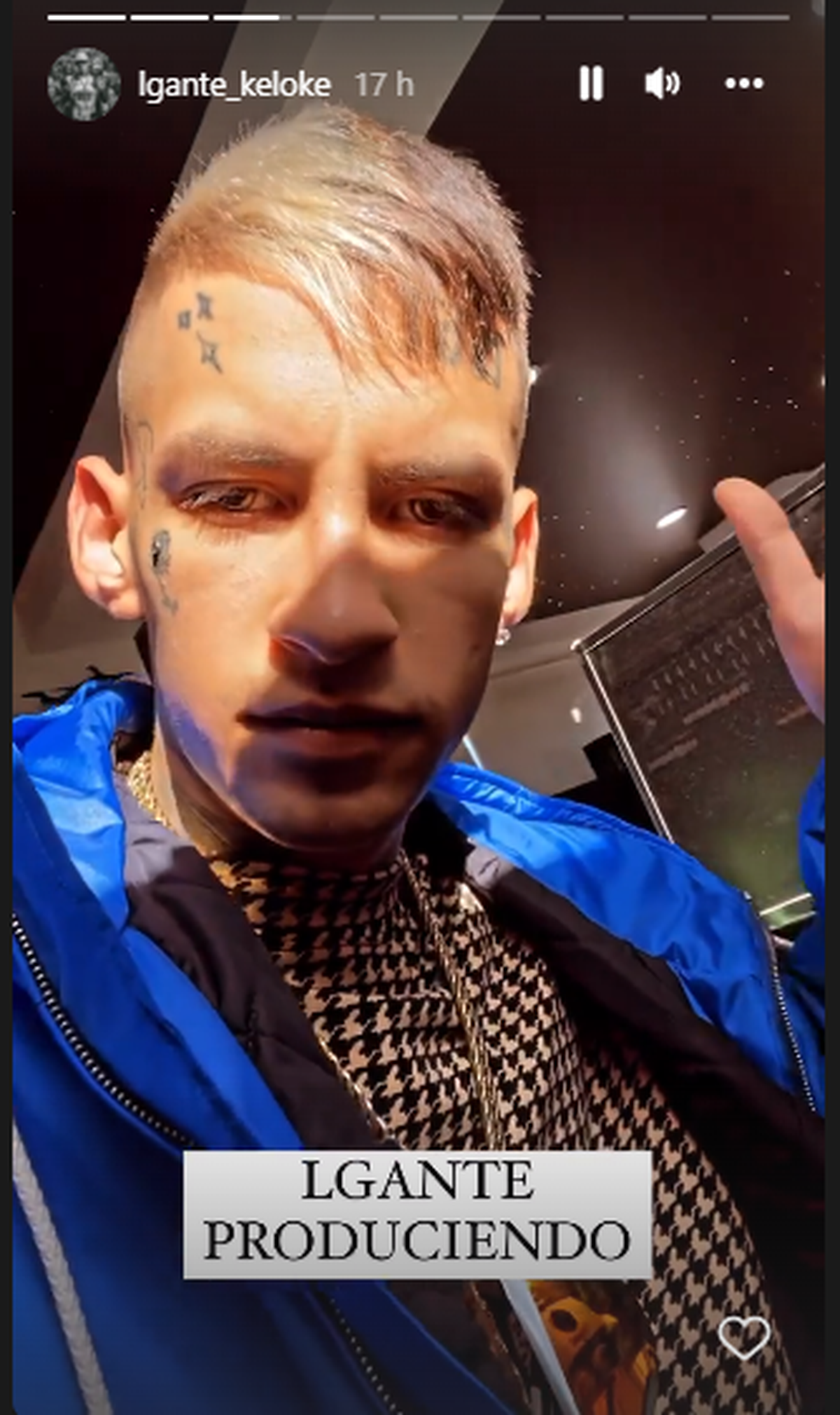 La nueva meta de L-Gante: hacer bailar cumbia 420 a Travis Scott