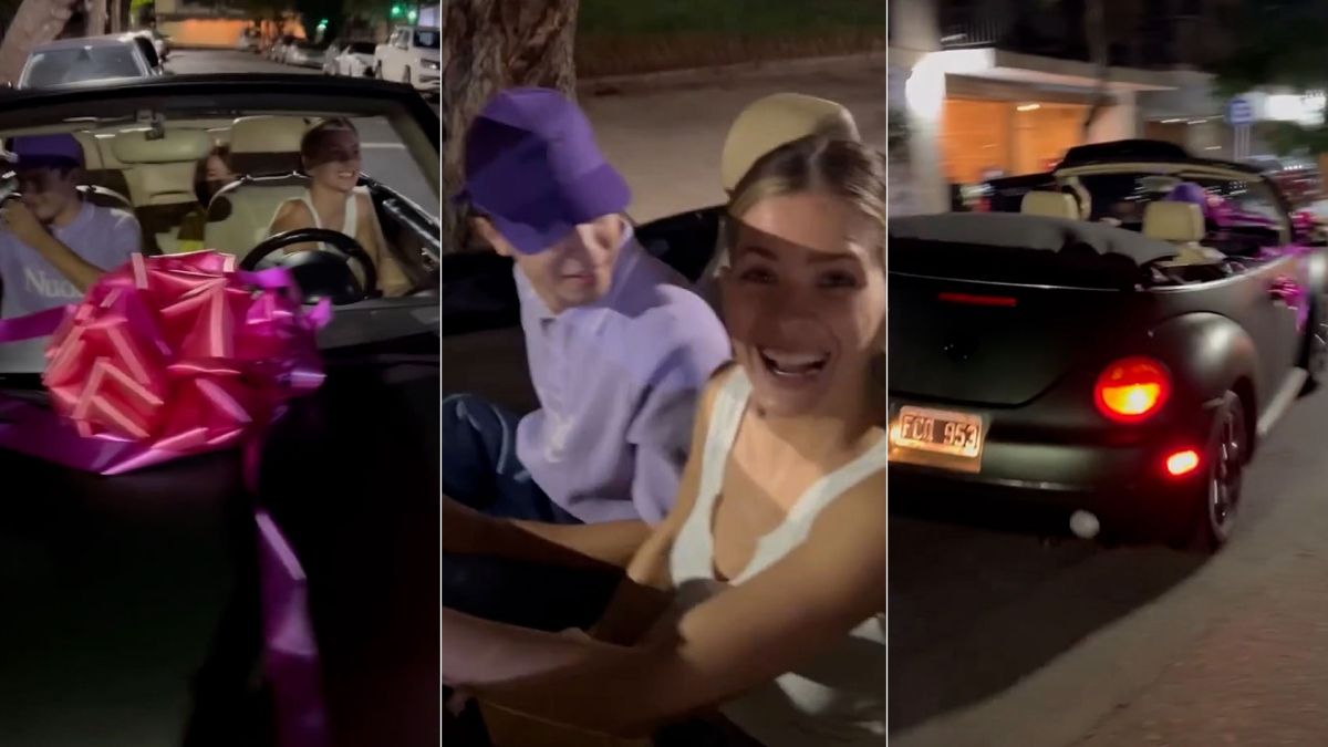 La China Suárez le regresó el auto de sus sueños a Rusherking