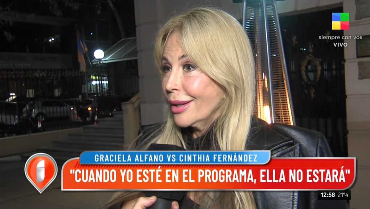Graciela Alfano se suma al programa de Fabián Doman: Cuando yo esté no va a estar Cinthia