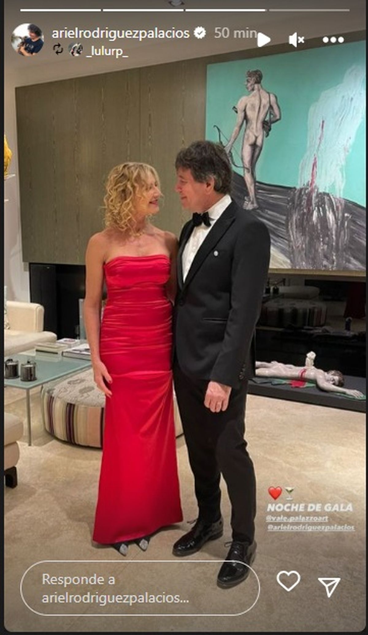 Foto: ¡De Gala! Así se mostraron Ariel Rodríguez Palacios y su mujer ...