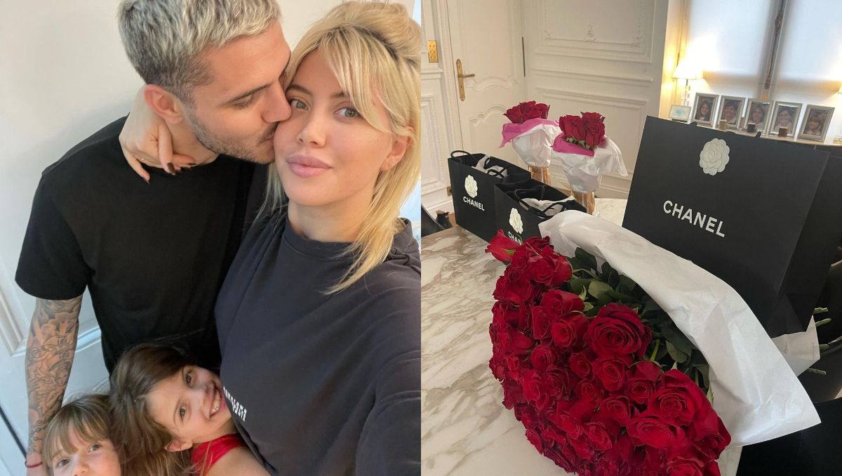 Mauro Icardi y Wanda Nara se dedicaron mensajes por San Valentín