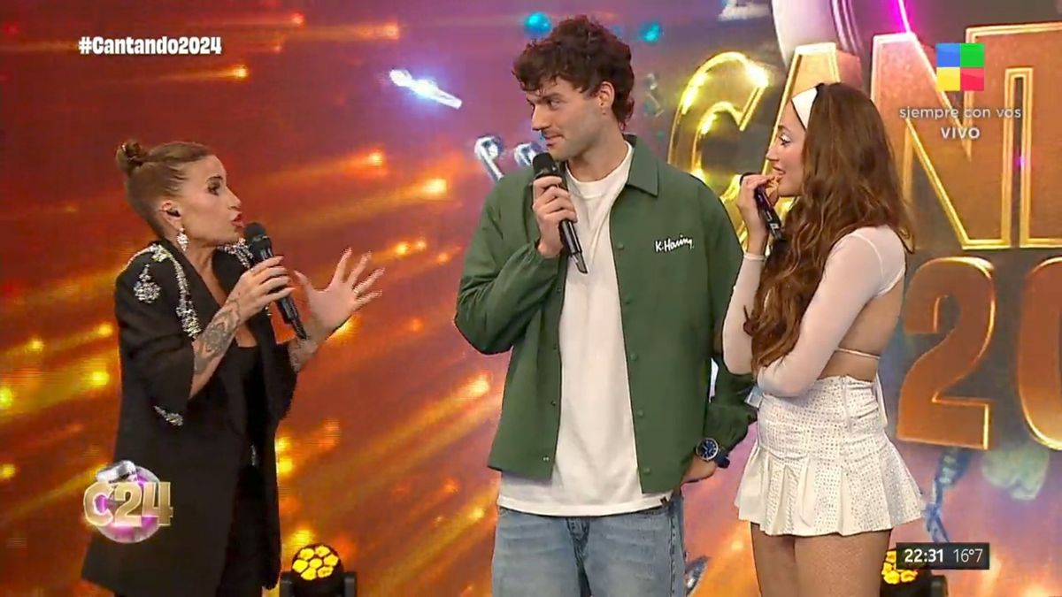 Cantando 2024: El incómodo reencuentro de Brenda Di Aloy y Cristian Vanadía