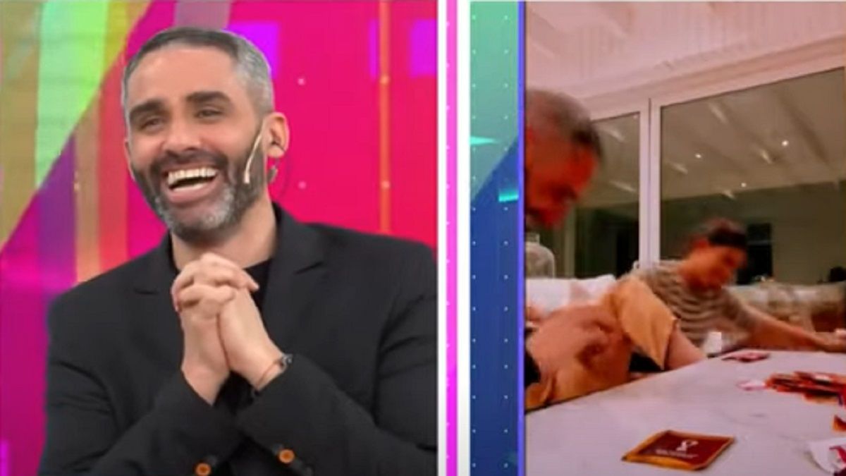 El emocionante festejo de El Pollo Álvarez al conseguir la figurita de ...