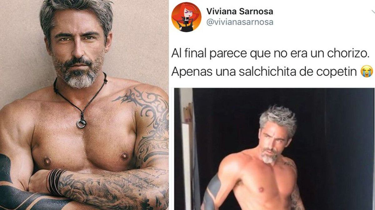 Nicolás Paladini posó casi sin ropa y las bromas estallaron en la red