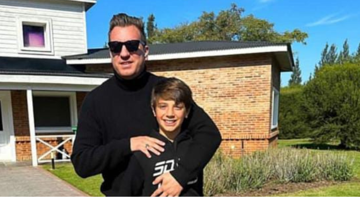 Así pasa los días Maxi López con sus hijos en Argentina