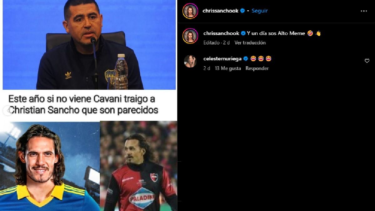 Los divertidos memes por el parecido físico entre Edinson Cavani y ...