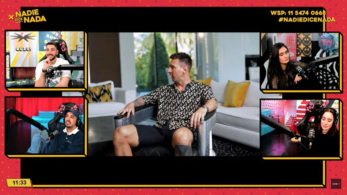 Inesperado: Luzu TV retransmitió la entrevista de Lionel Messi por Olga TV