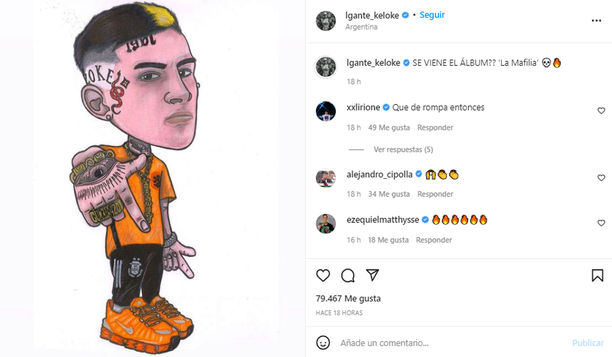 ¡Sorpresa! L-Gante anunció nuevo álbum