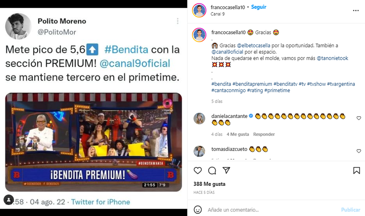 ¿Qué es Bendita Premium, la sección de Franco Casella que la rompe en ...