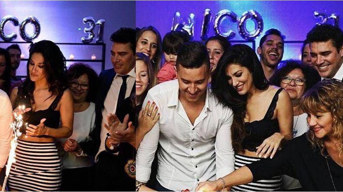 Matías Alé y Silvina Escudero compartieron una fiesta y hubo miradas ...