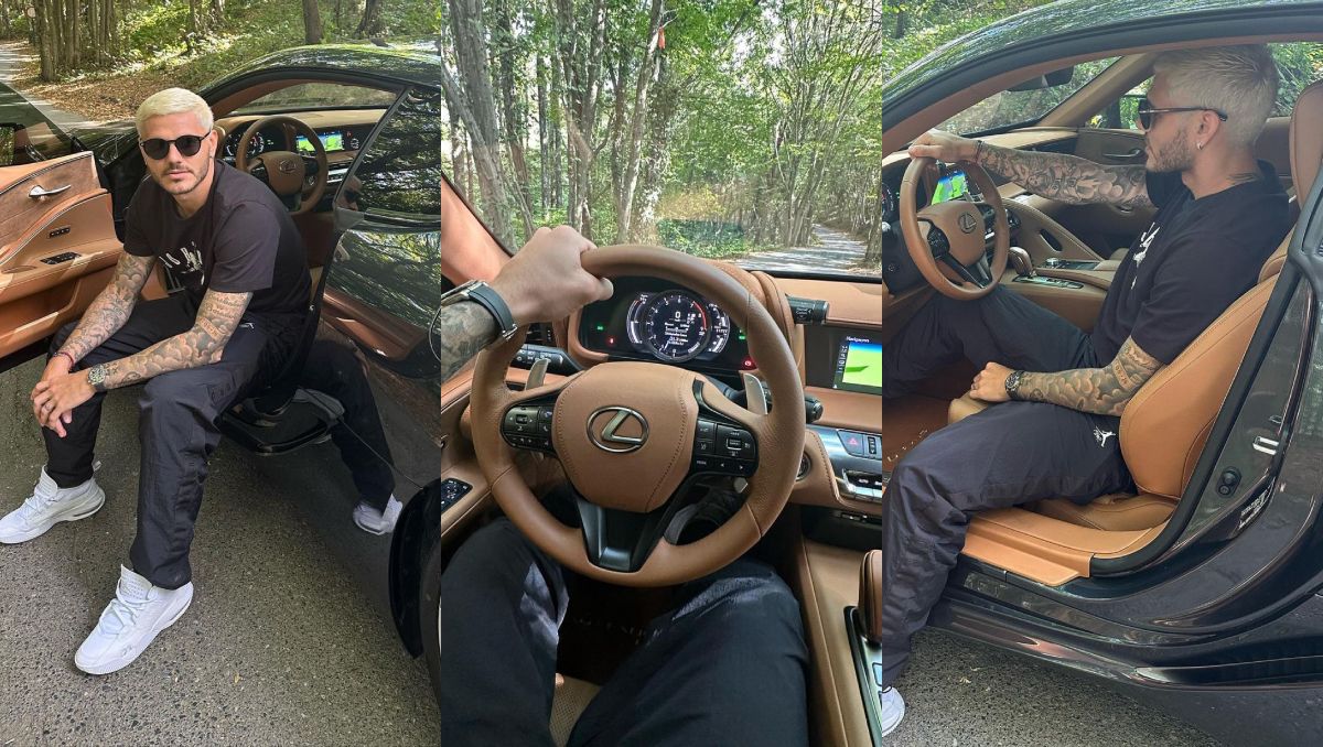 Mauro Icardi mostró el impresionante auto con el que se mueve en Turquía