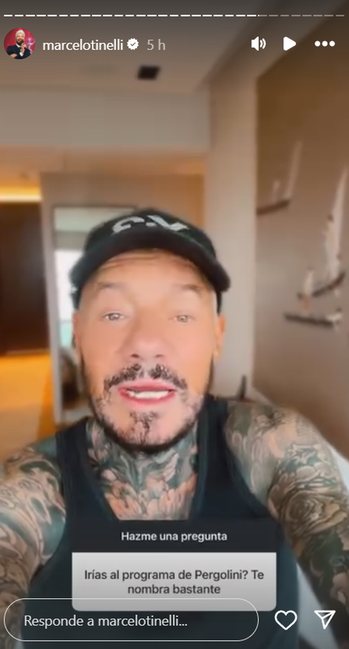 Marcelo Tinelli habló sobre una posible visita al programa de Mario Pergolini