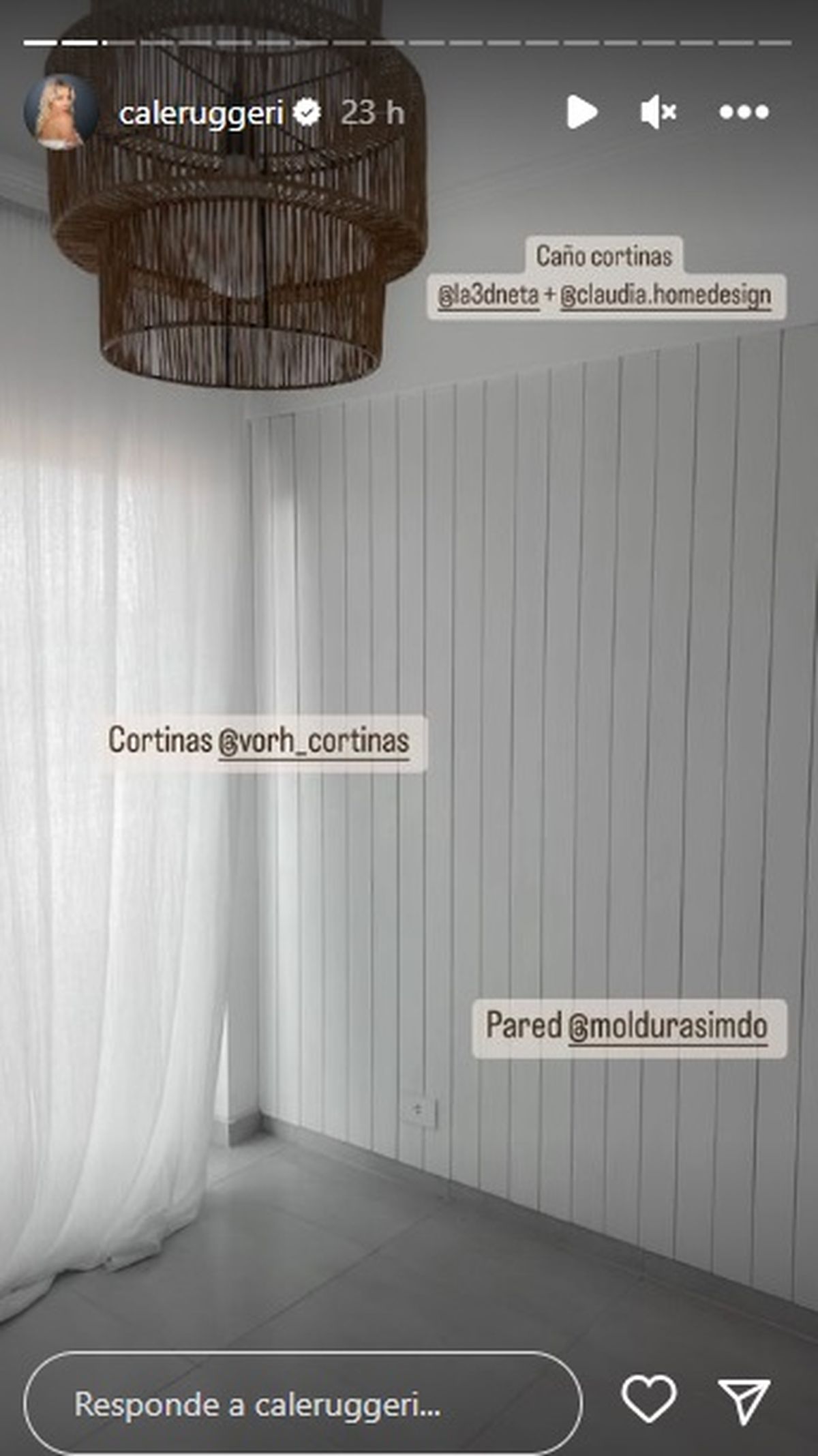 Así va quedando el cuarto de la hija de Cande Ruggeri: ¡Qué emoción!